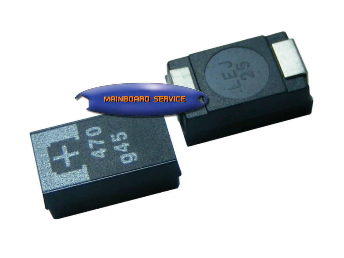 Chip Condensor 470uF 6.3v หนา g Mainboardservice.com